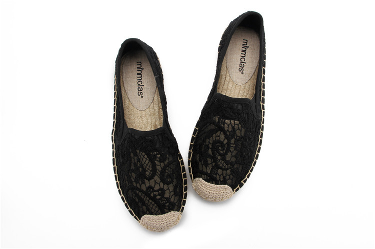 Dam espadrille brodera skor bekväma tofflor dam me... – Grandado