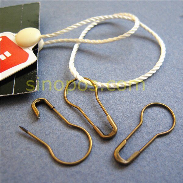 Bronze Pear Shaped Pins in steel, anti-brass safet... – Grandado