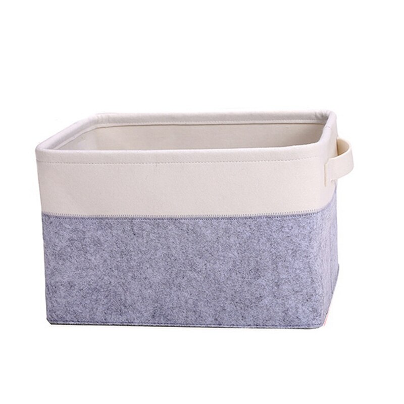 Folding Storage Basket Felt Fabric Storage Boxes O... – Vicedeal