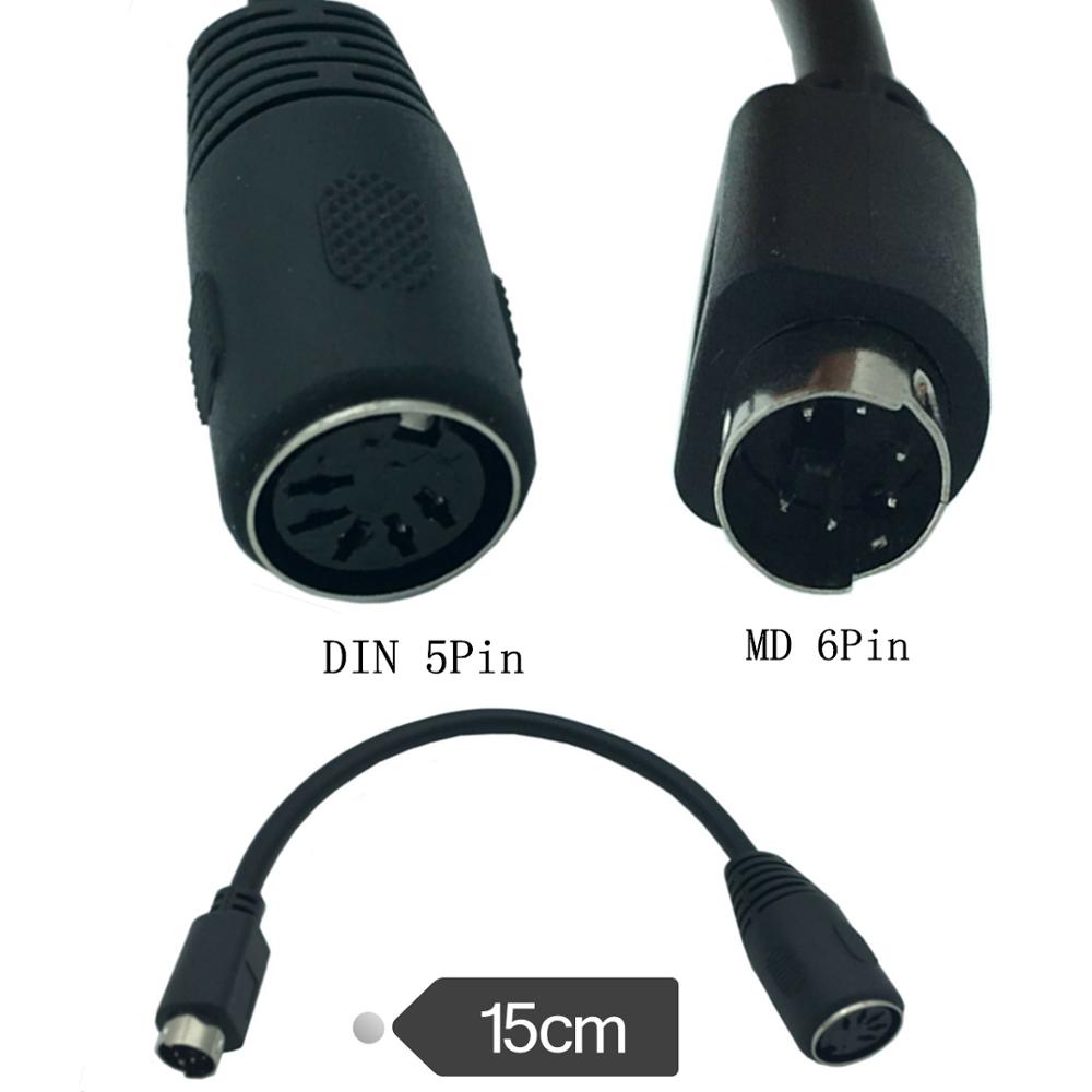 6Pin Mini-DIN (PS2) Male To DIN 5Pin Female Adapte... – Grandado