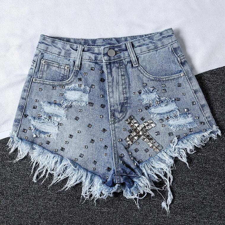 Summer Brand Embroidered Flares Rivet Tassel Wide ... – Vicedeal
