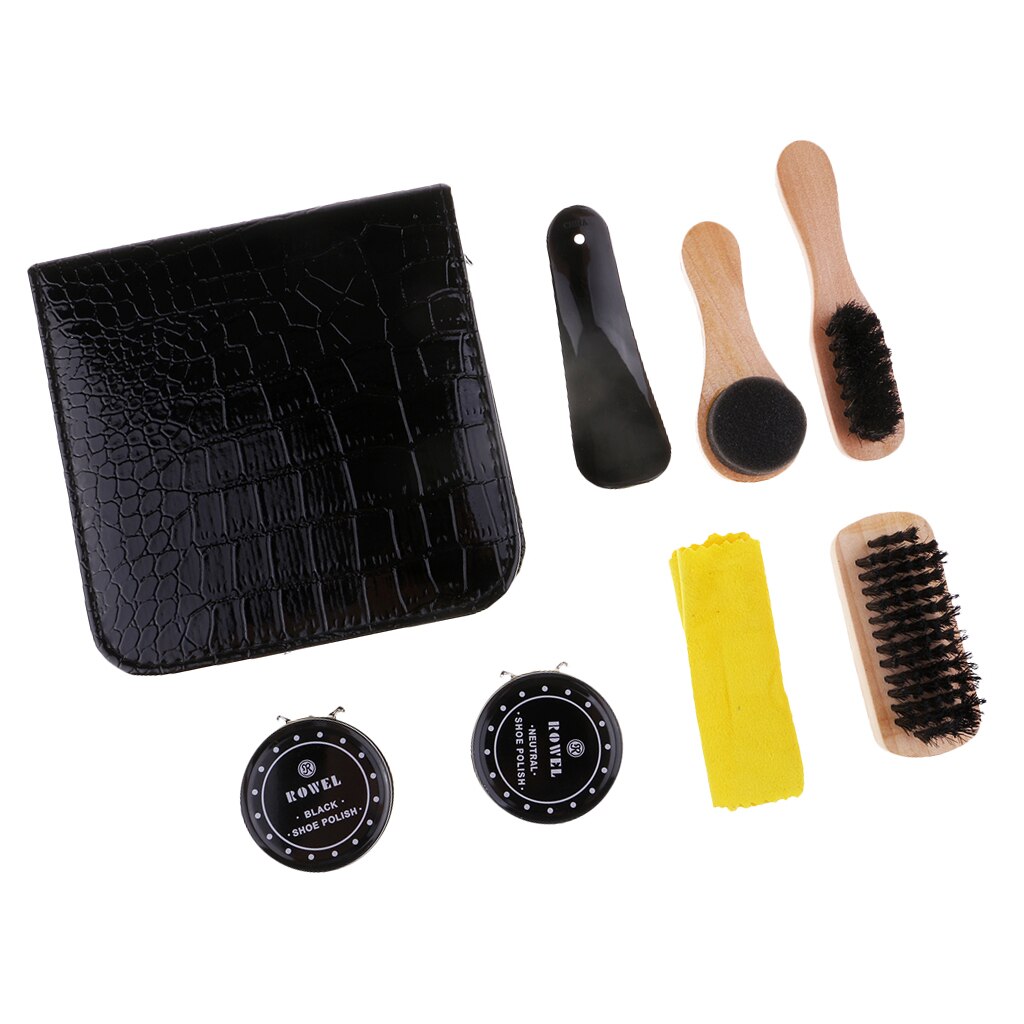 1 Set Shoe Shine Care Kit Shoe Polish Brush Set - ... – Grandado