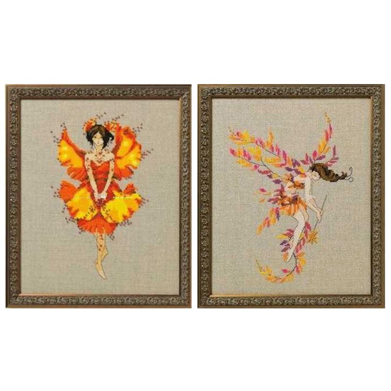 Gold Collection Counted Cross Stitch Kit Leaves Fa... – Grandado