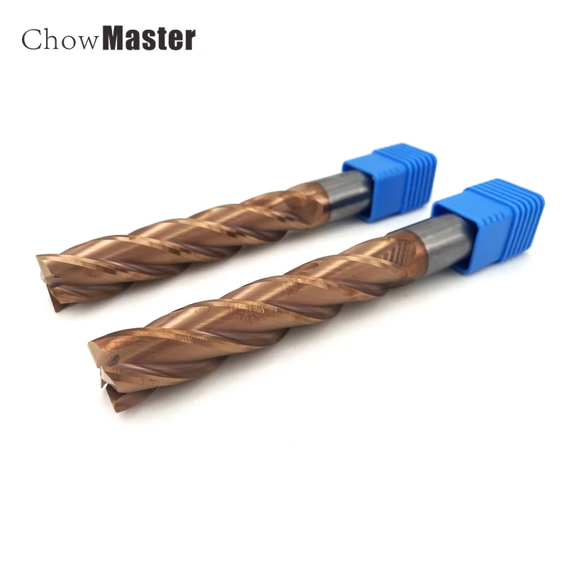 HRC 55 Wolfram Stahl Fräser, Vier-Klinge Beschicht... – Grandado