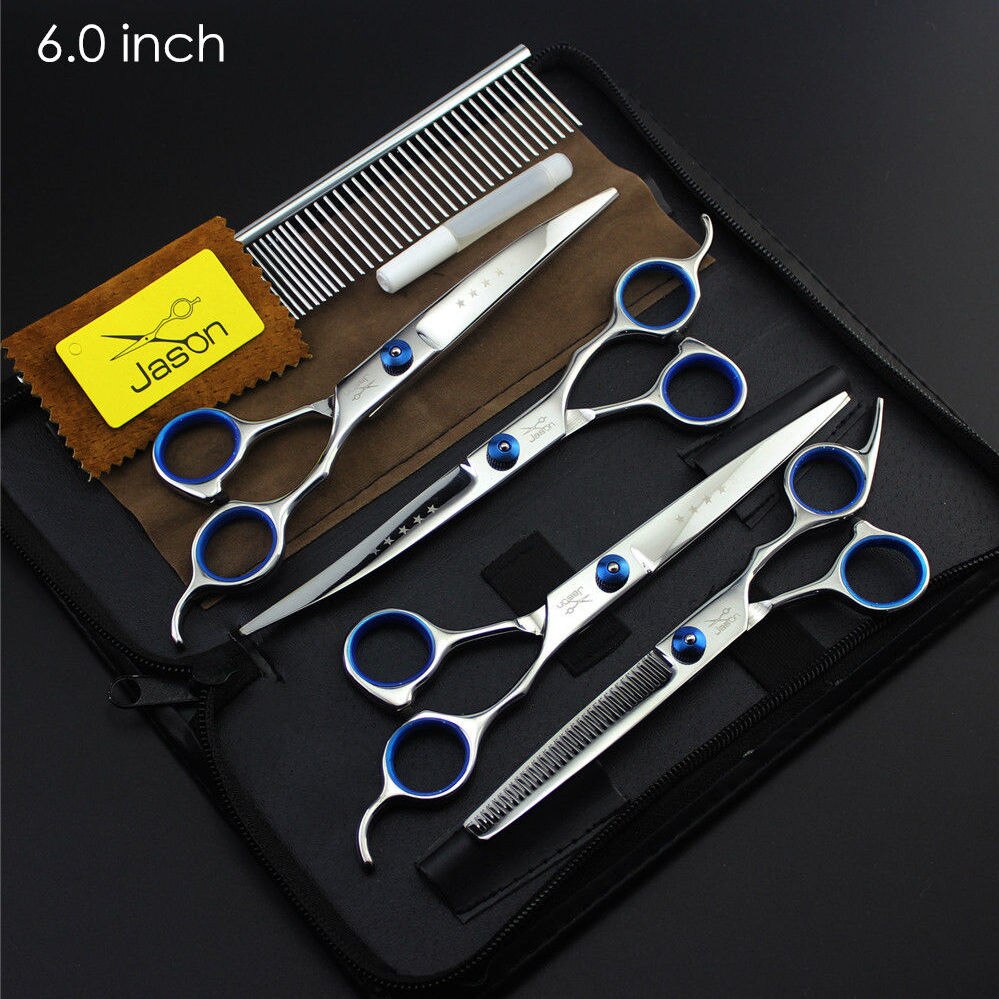 6"/7" Pet Scissors for Dog Grooming Straight & Thi... – Grandado