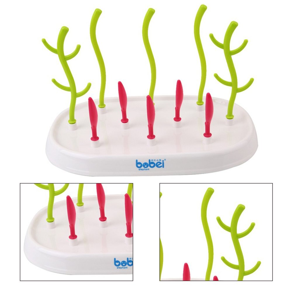 Baby Bottle Drying Rack PP Tree Shaped Bottle Clea... – Grandado
