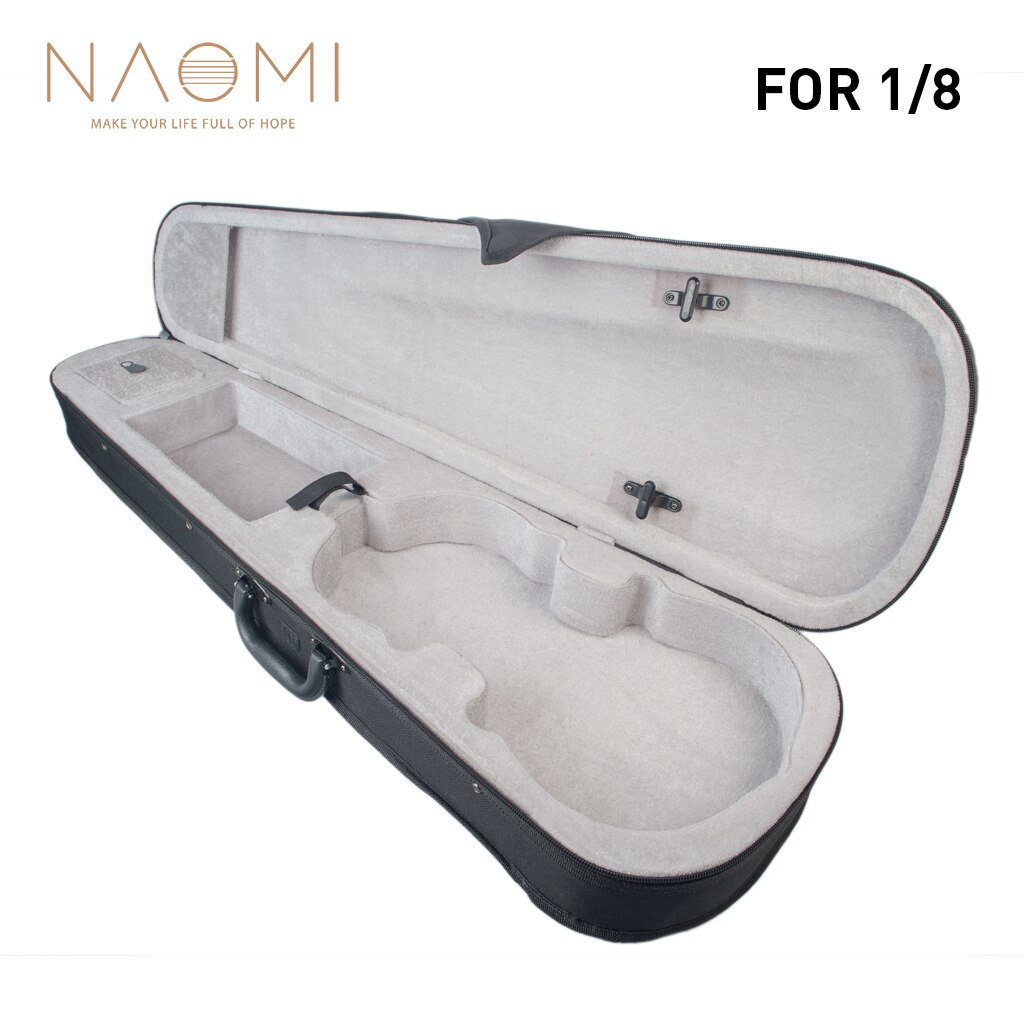 NAOMI Canvas Violin Case Silver Fluff Inside 1/8 1... – Vicedeal
