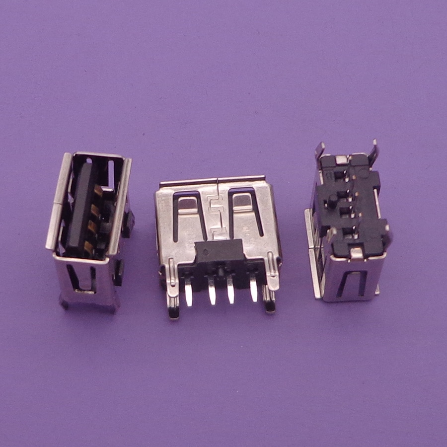 Conector hembra USB 180 de ángulo plano (2,0 grado... – Grandado