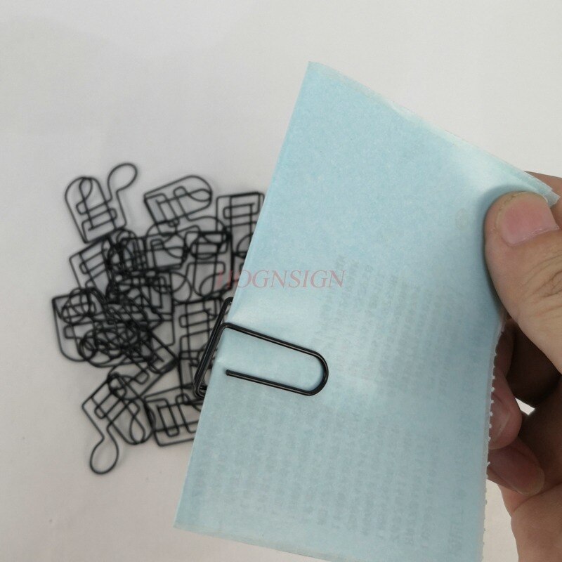 20 piezas clips de papel negro nota música Clip de... – Grandado