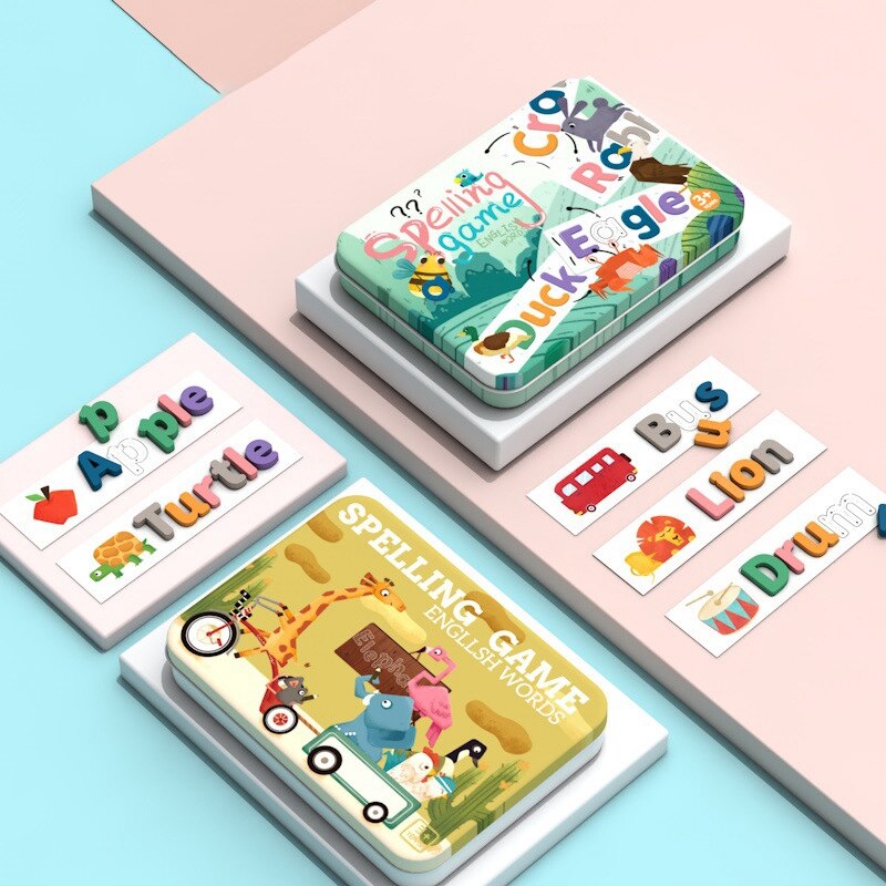 Spelling Games for Kids Alphabet Puzzle Game Toy S... – Grandado