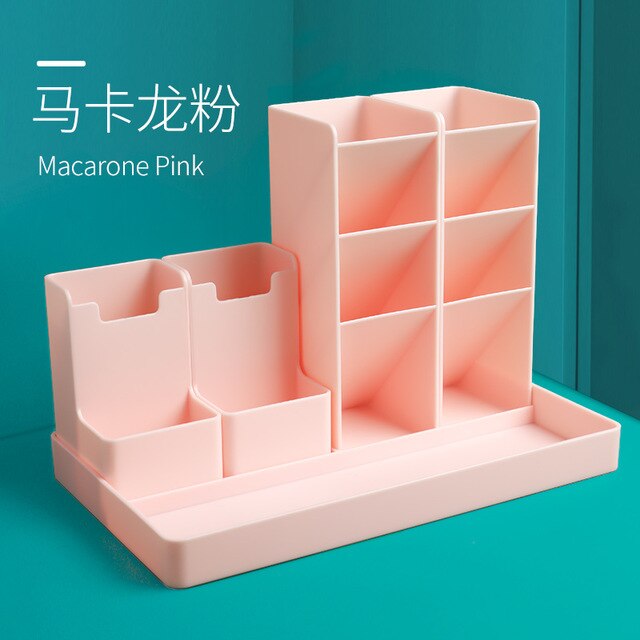 Student Desktop Marker Organizer Storage Box Brush... – Grandado