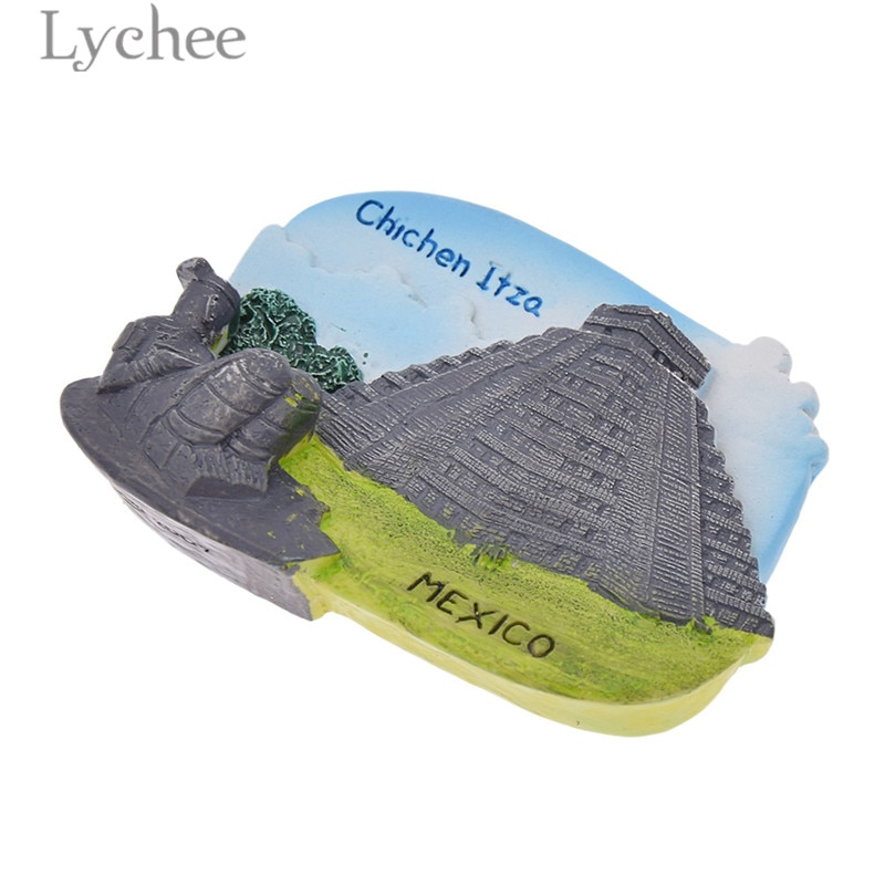 Lychee 3D Mexico Resin Fridge Magnets Landscape Re... – Vicedeal