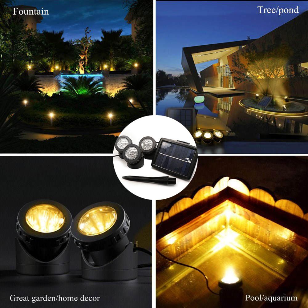 Binval Solar Led Unterwasser Lichter Teich Licht L... – Vicedeal