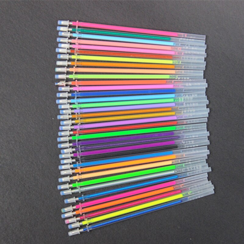 12/24/36/48 Colors Gel Pen Refills Colored Waterco... – Grandado