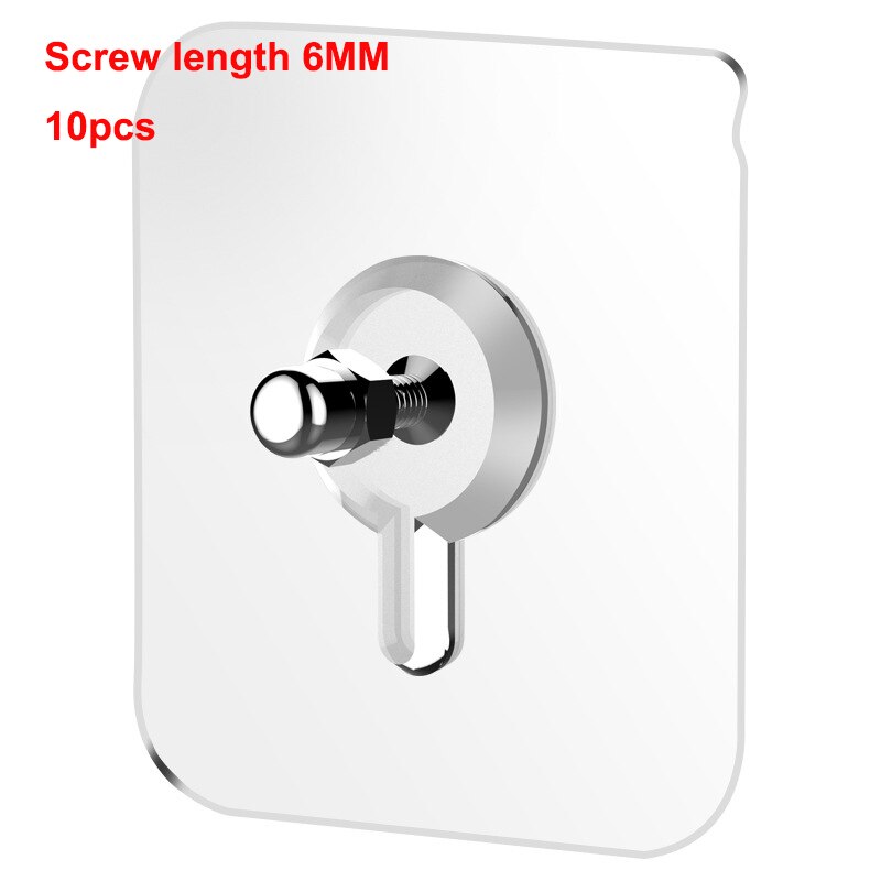 10pcs Punch-Free Screw Stickers Wall Picture Non-M... – Grandado