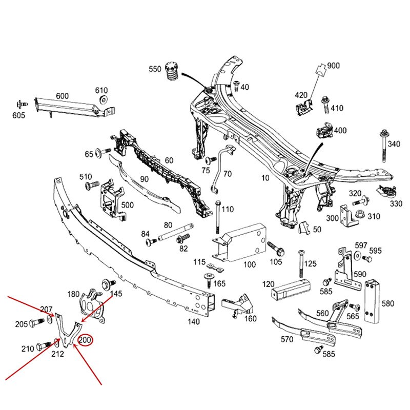 Auto voorbumper V beugel Bumper beugel Geschikt vo... – Grandado