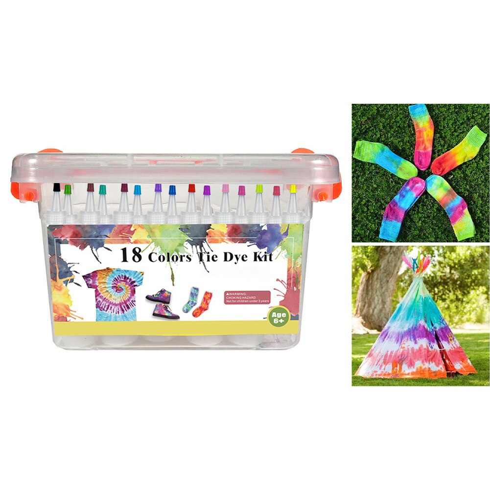 Tie Dye Kit DIY Fabric Dye Set Textile Paint Set K... – Grandado