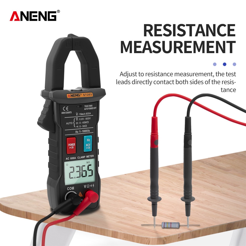 ANENG ST203 Digital Clamp Meter Multimeter 4000cou... – Vicedeal