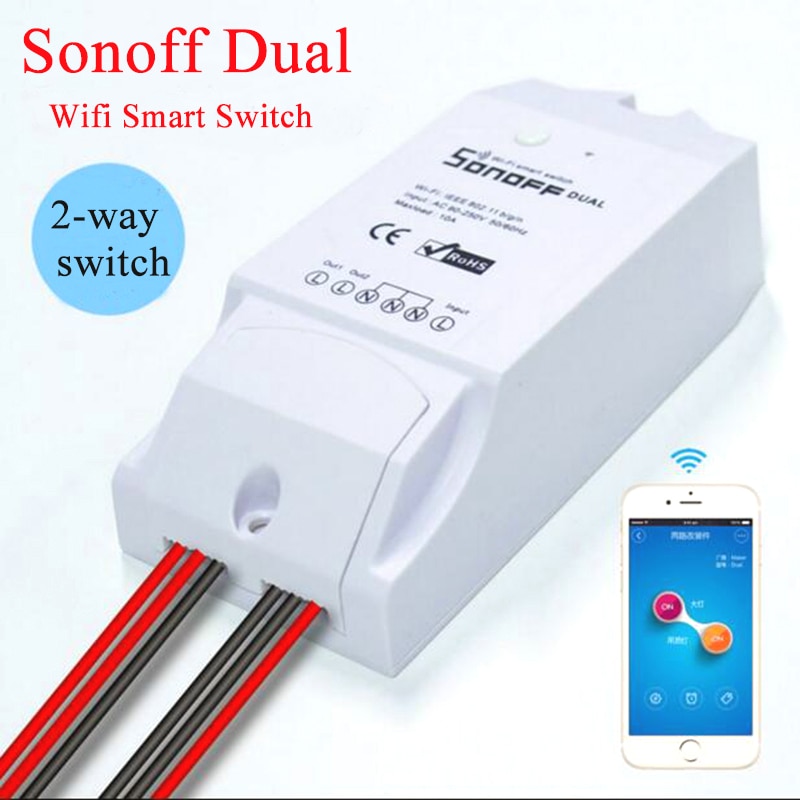 Sonoff Dual R2 Kanal Wifi Drahtlose Schalter Smart... – Grandado