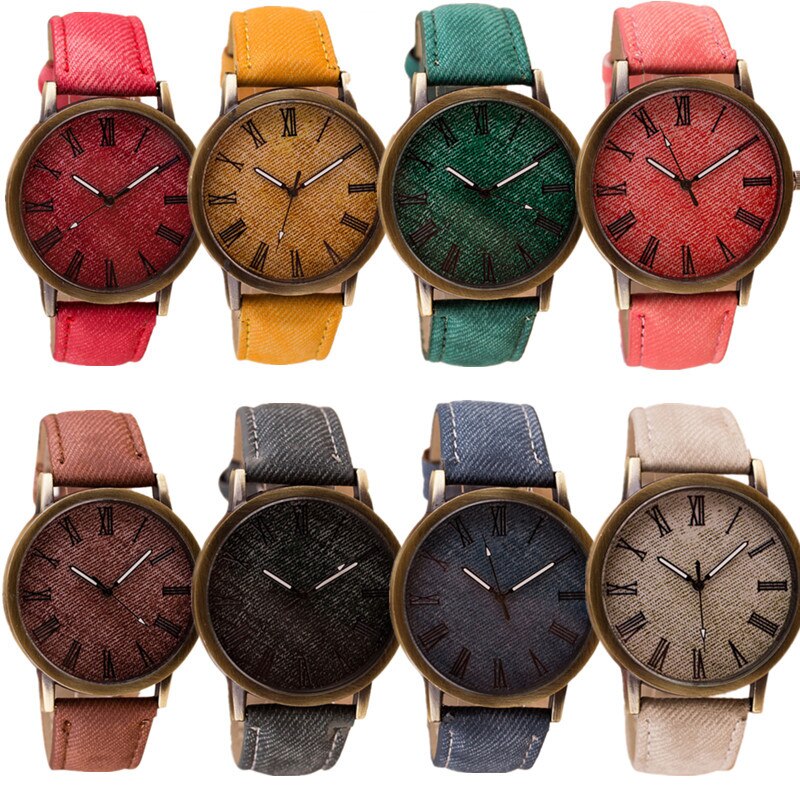 Fashion Multicolor Rome Number Clock Dial Student ... – Vicedeal