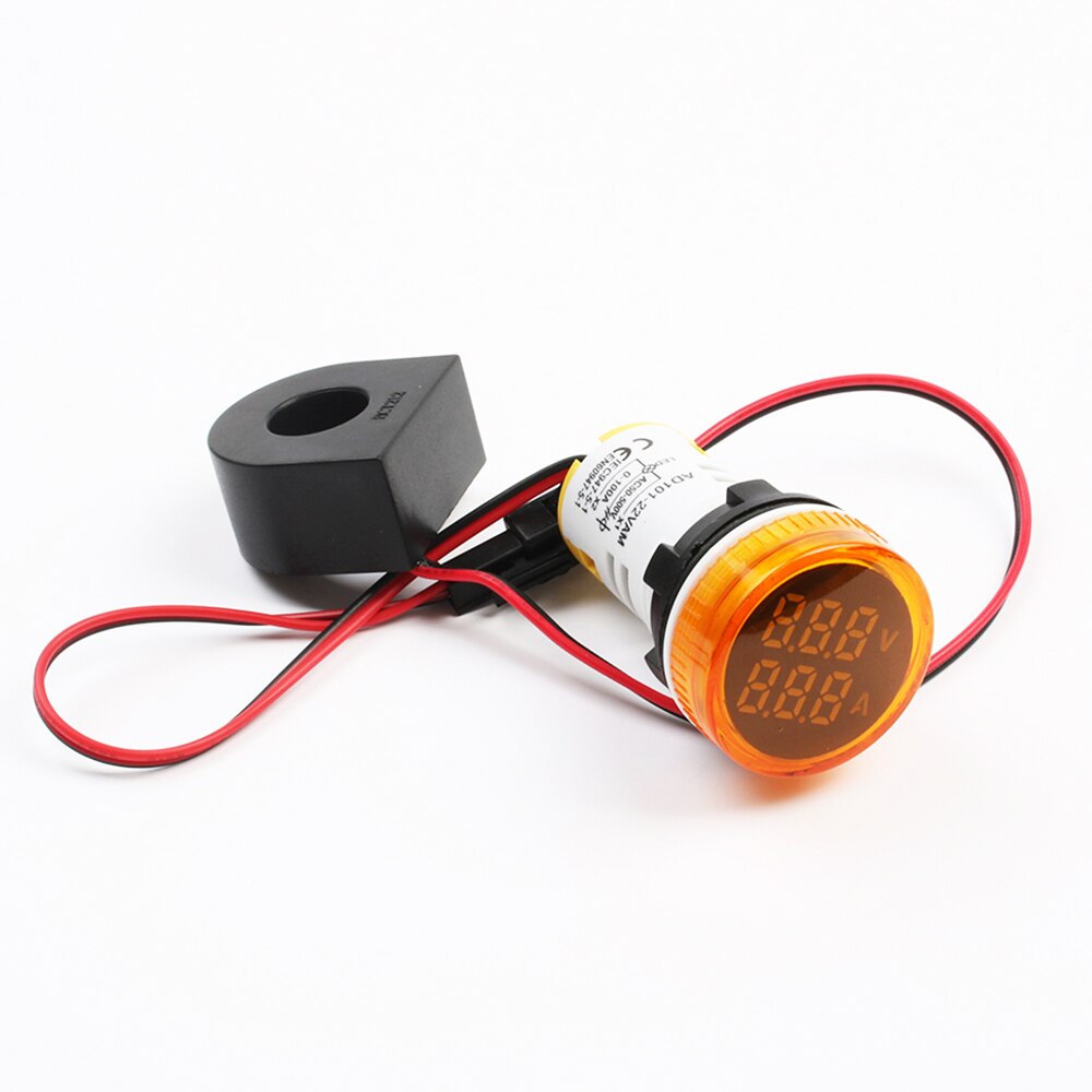 Mini Digitale Voltmeter Amperemeter 22Mm Ac 60-500... – Grandado