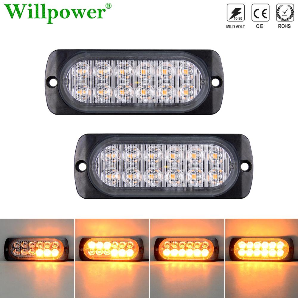 2x Vehicle Traffic Breakdown Emergency LED Strobe ... – Grandado