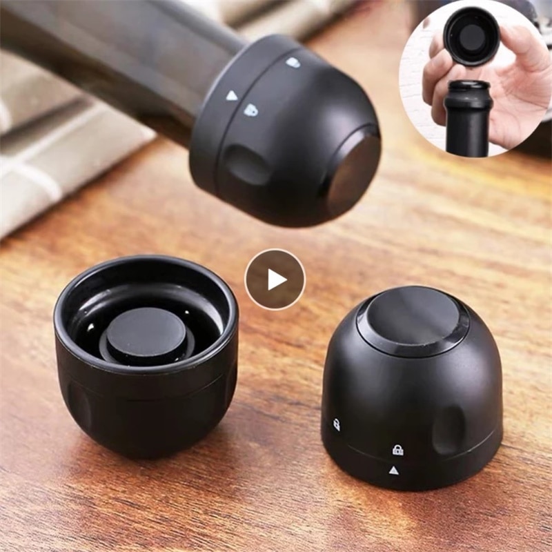 1/3 stk abs vakuum rødvin flaske låg prop vacuum s... – Grandado