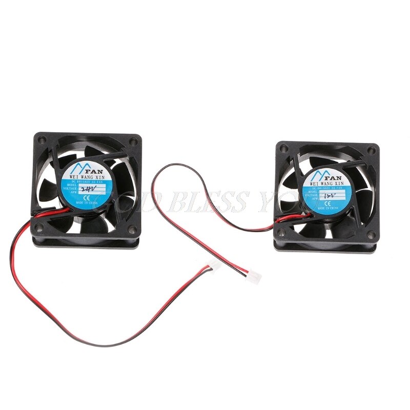 Mini Cooling Fan 60*60*25mm DC 12V 24V 2-Pin Coole... – Vicedeal