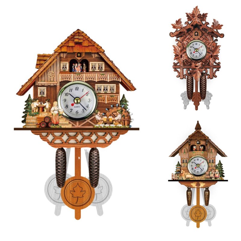 Vintage Wooden Hanging Cuckoo Wall Clock for Livin... – Vicedeal