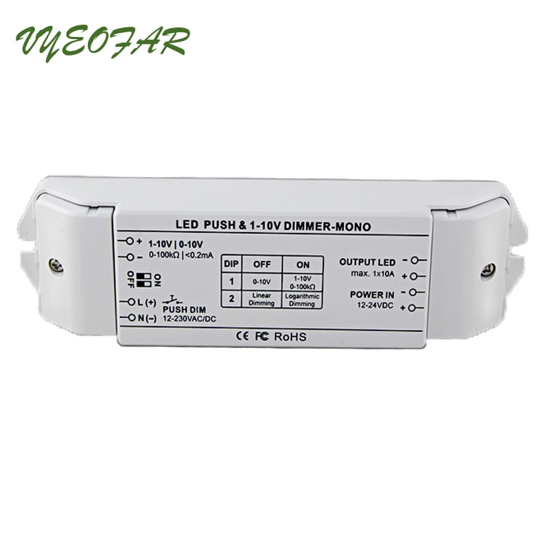 Led Power Driver 12V 24V Input 0-10V Output 10A*1C... – Grandado