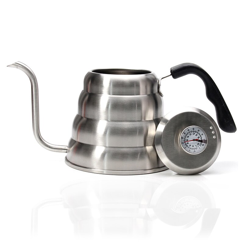 Gooseneck Pour Over Coffee Kettle With Built-In Th... – Grandado