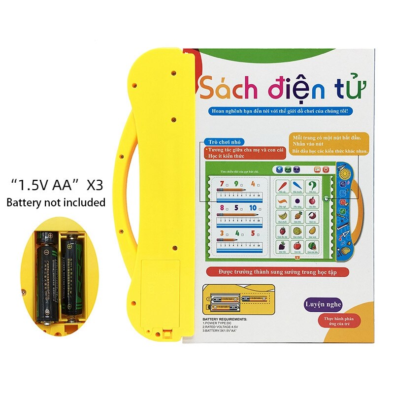 Kids Electronic Phonetic Vietnamese English Langua... – Grandado