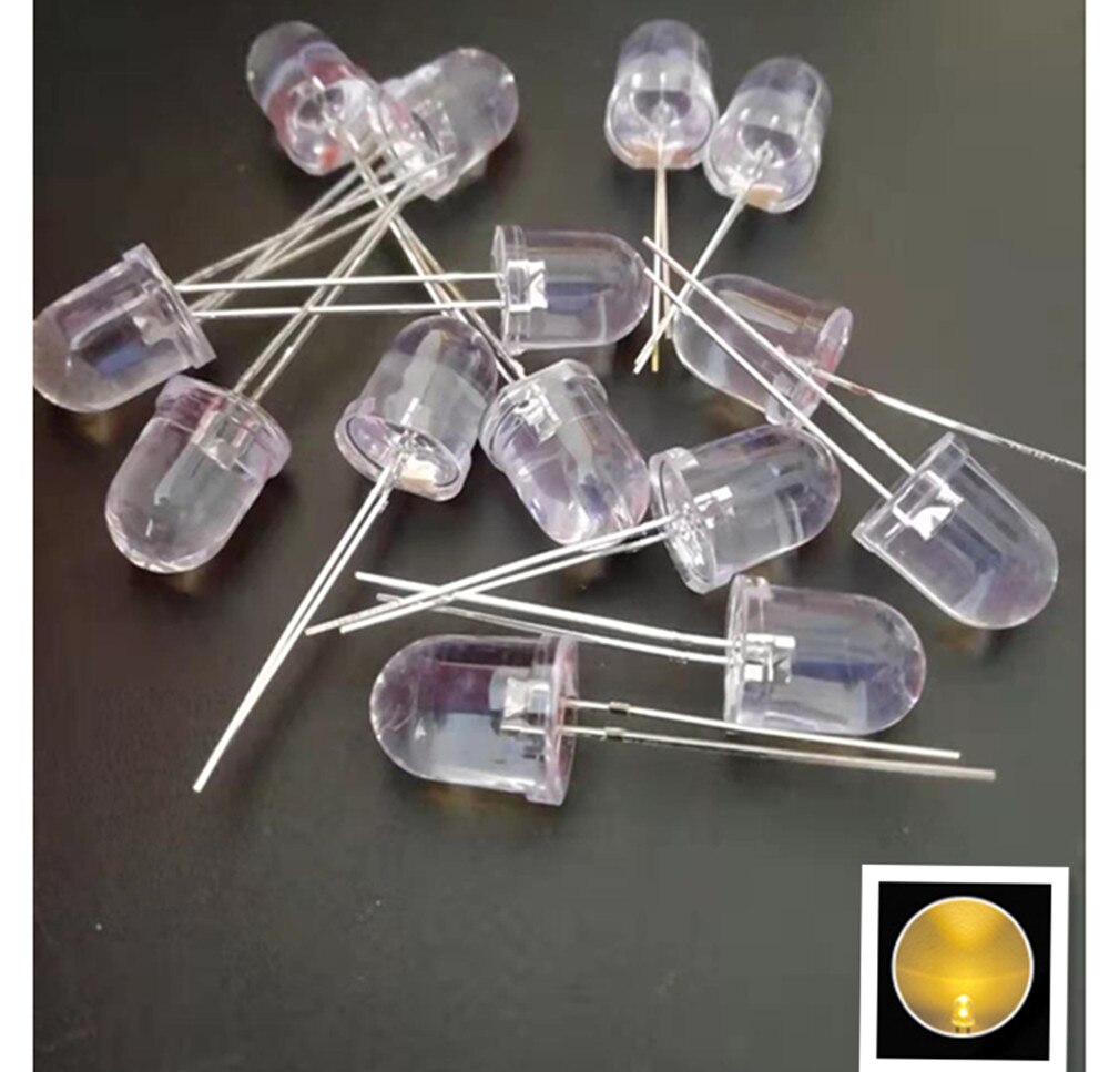 10pcs 10mm Round Top Ultra Super Bright Emitting D... – Vicedeal