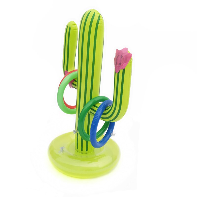 Cactus Swimming Pool Ring Toss Games Inflatable Po... – Grandado