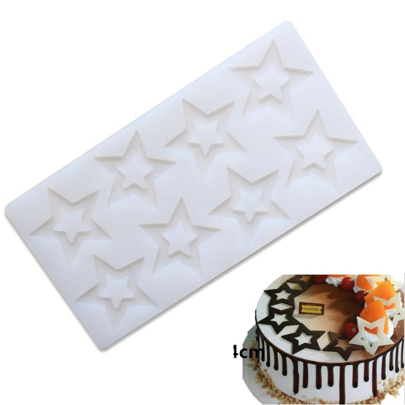Diy 3D Ster Vorm Siliconen Mal Taart Decoreren Ger... – Grandado