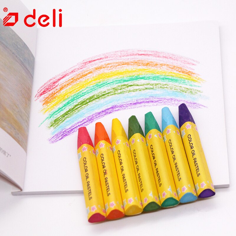 Deli Wax Crayon Kids Oil Painting Stick Candy Colo... – Grandado