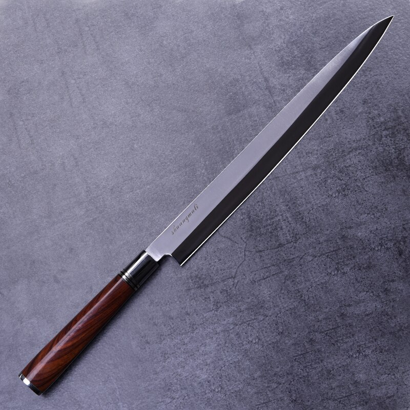 Japanese Knife 12" German 1.4116 Steel Kitchen Knife Sashimi Sushi ...
