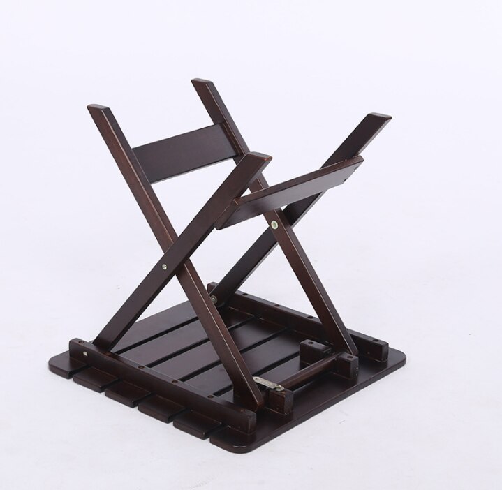 Solid wood folding stool portable household coffee... – Vicedeal