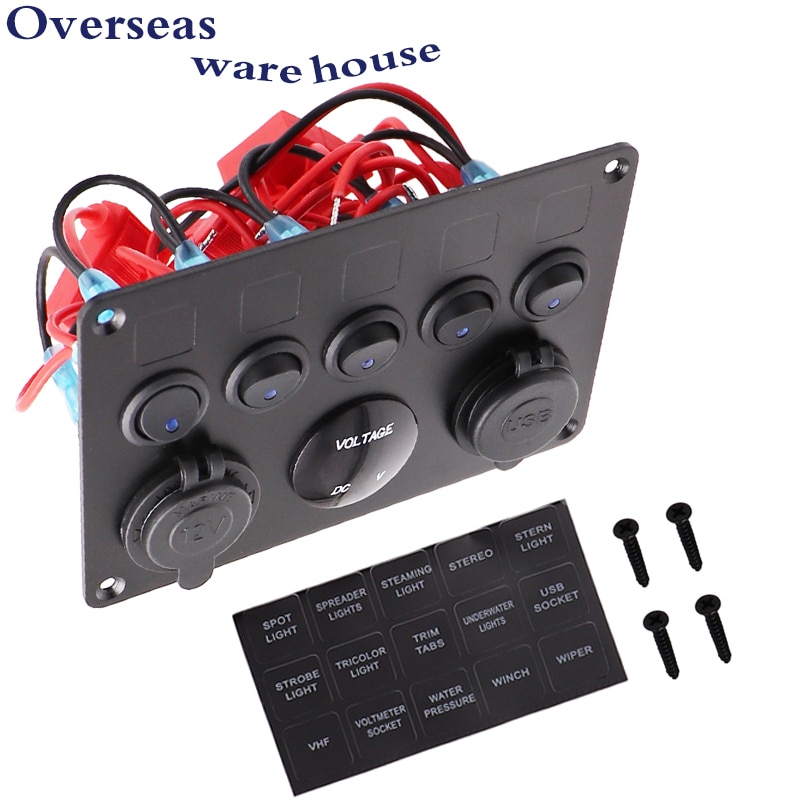12/24V Boot Rocker Switch Panel Voor Rv Marine Aut... – Vicedeal