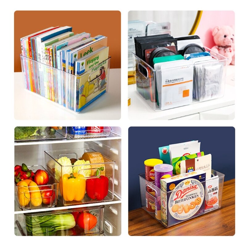 Plastic Food Storage Container with Side Handle Ki... – Grandado