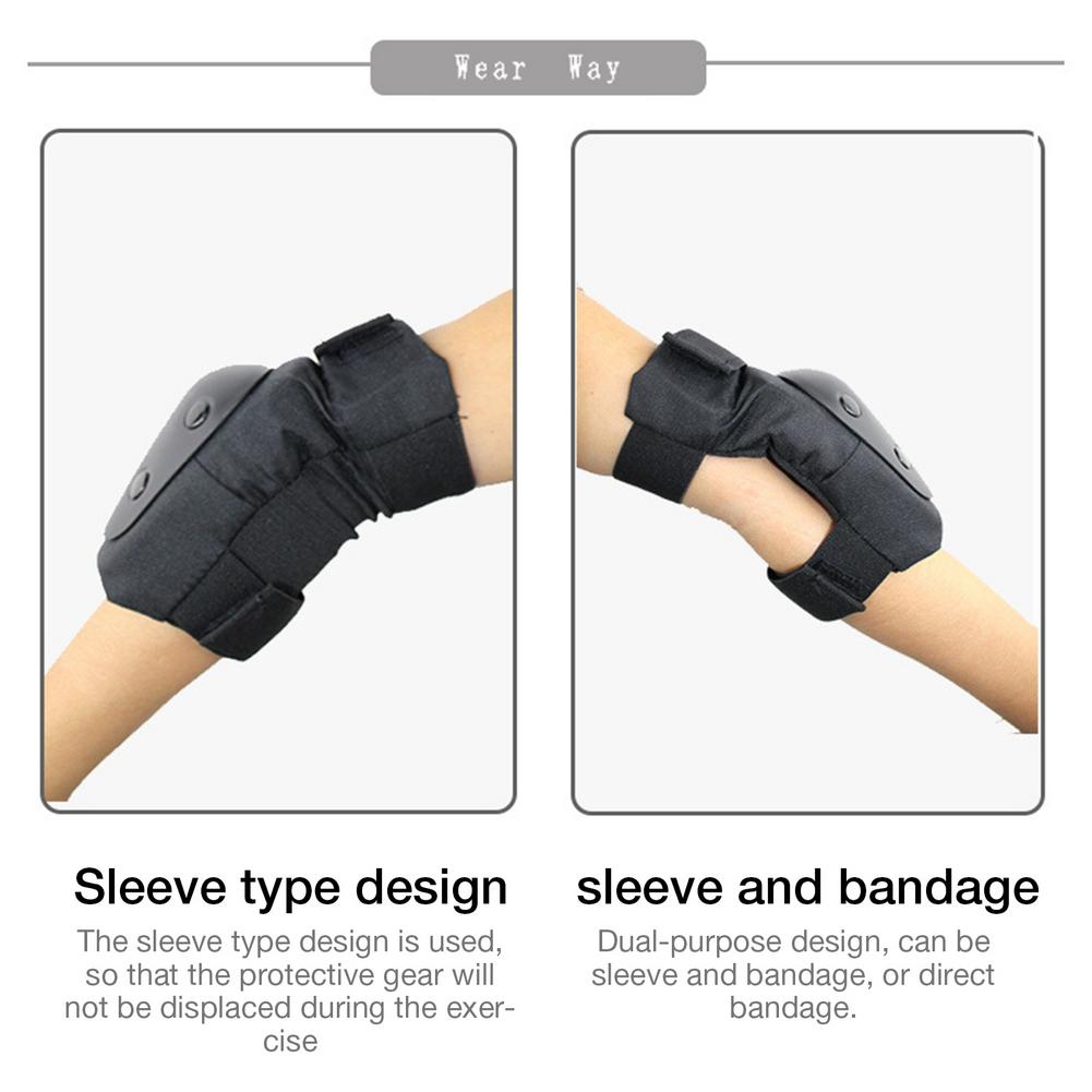6 Pcs Ice Roller Skating Protective Gear Elbow Pad... – Grandado