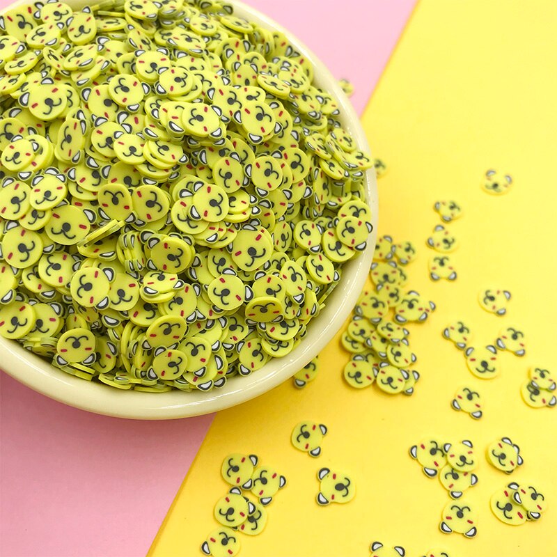 50g/lot Soft Clay Animal Slices Polymer Clay Sprin... – Vicedeal