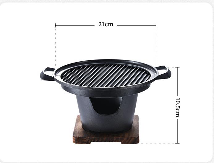 Mini BBQ Grill Japanese Alcohol Stove Home Smokele... – Grandado