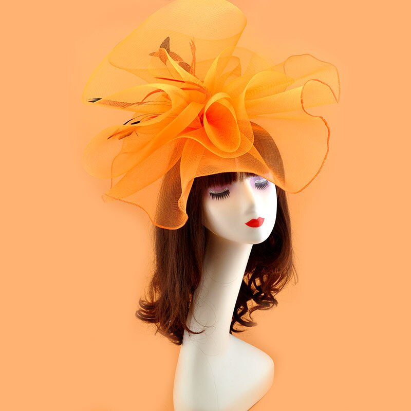 Vintage Bridal Bloem Veer Hoeden Elegante Bruiloft... – Grandado