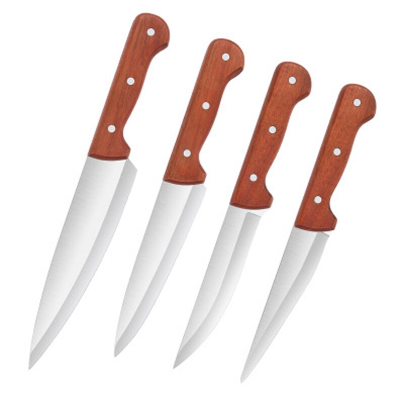 4pc Kitchen Knives Set Butcher Knife for Fish Frui... – Grandado