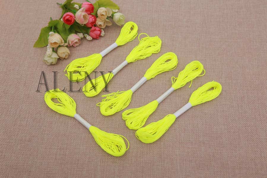 50pcs/lot Beautiful Fluorescent Color Cross Stitch... – Grandado