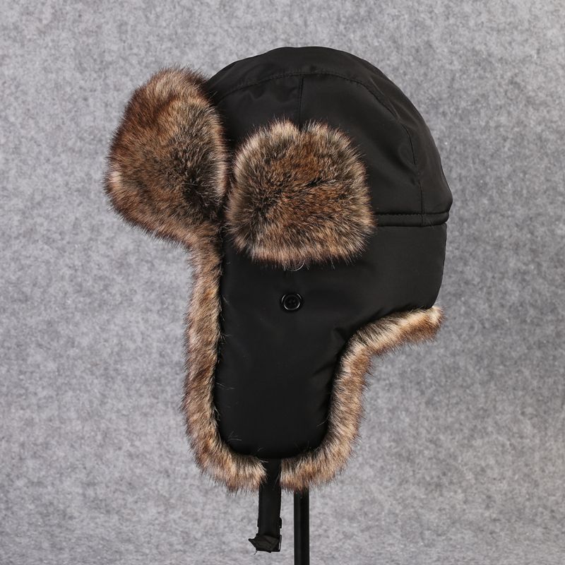 B-8432 Man Bomber Hat Adult Ski Cap Winter Bomber ... – Vicedeal