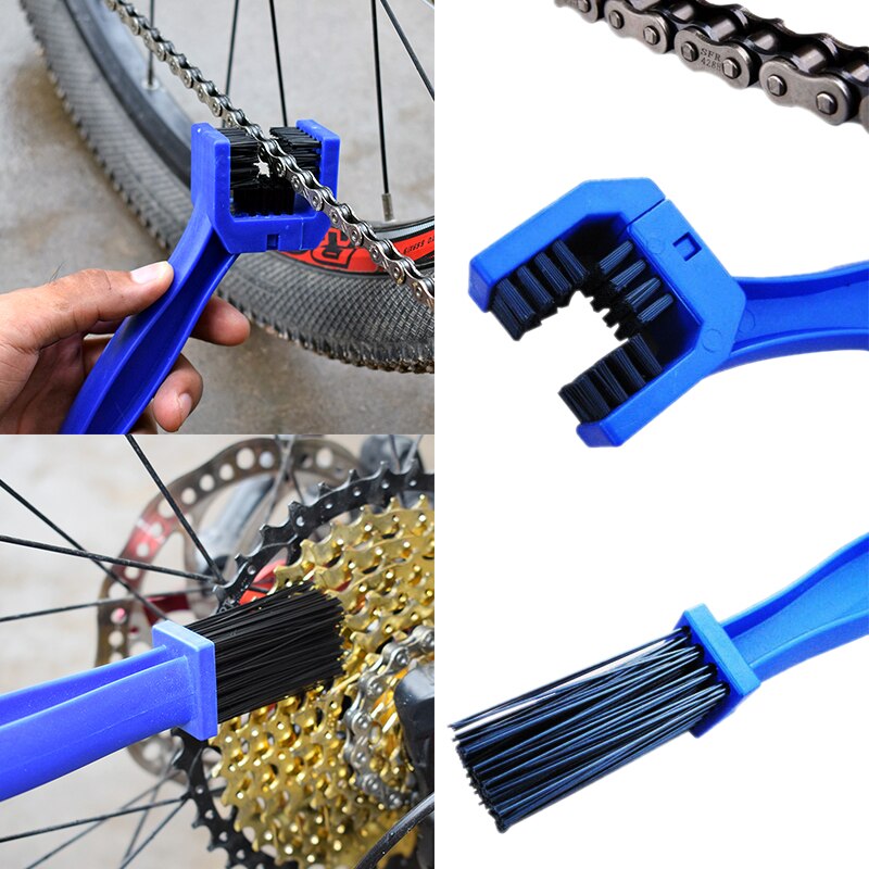 1 Pcs Blue Portable Motorcycle Bicycle Chain Clean... – Grandado
