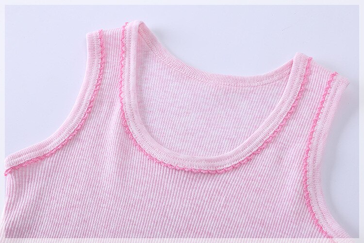 2 Pcs Summer Children Vests for Girls Lace Sleevel... – Vicedeal