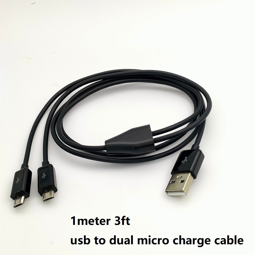 1 M 3ft Dual Micro Usb Splitter Kabel Power 2 Micr... – Vicedeal